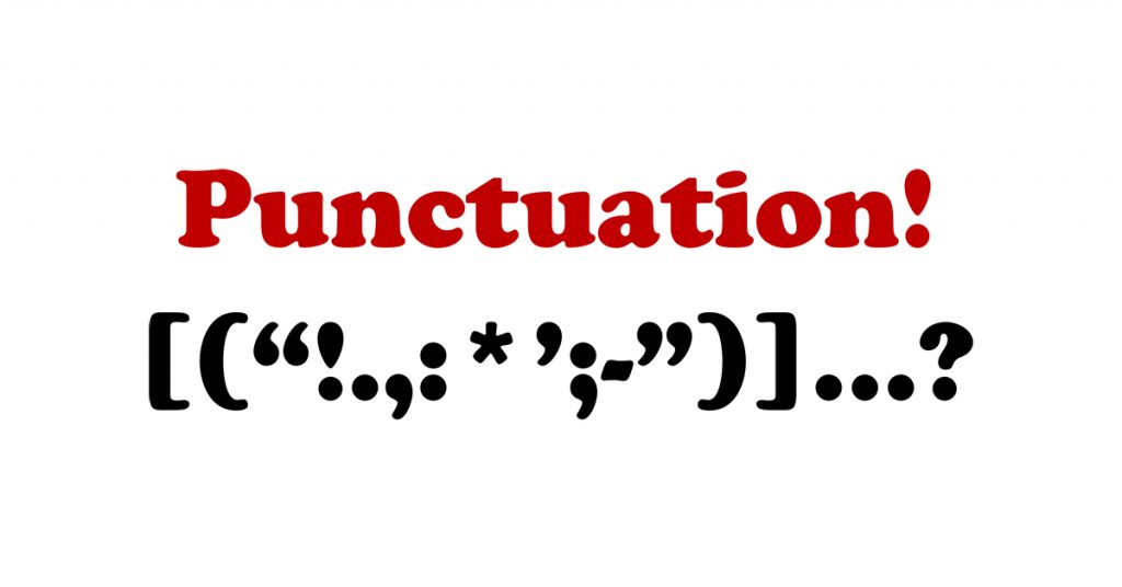 Let’s celebrate ‘punctuation day’ by looking back at what’s the point ...